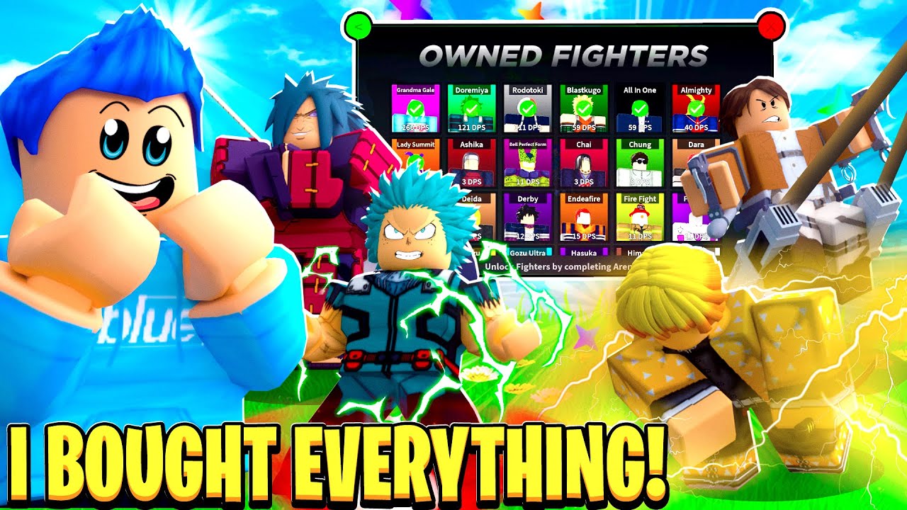 I Bought EVERY FIGHTER And ABILITY AND GOT SUPER OVERPOWERED! *INSANE ...
