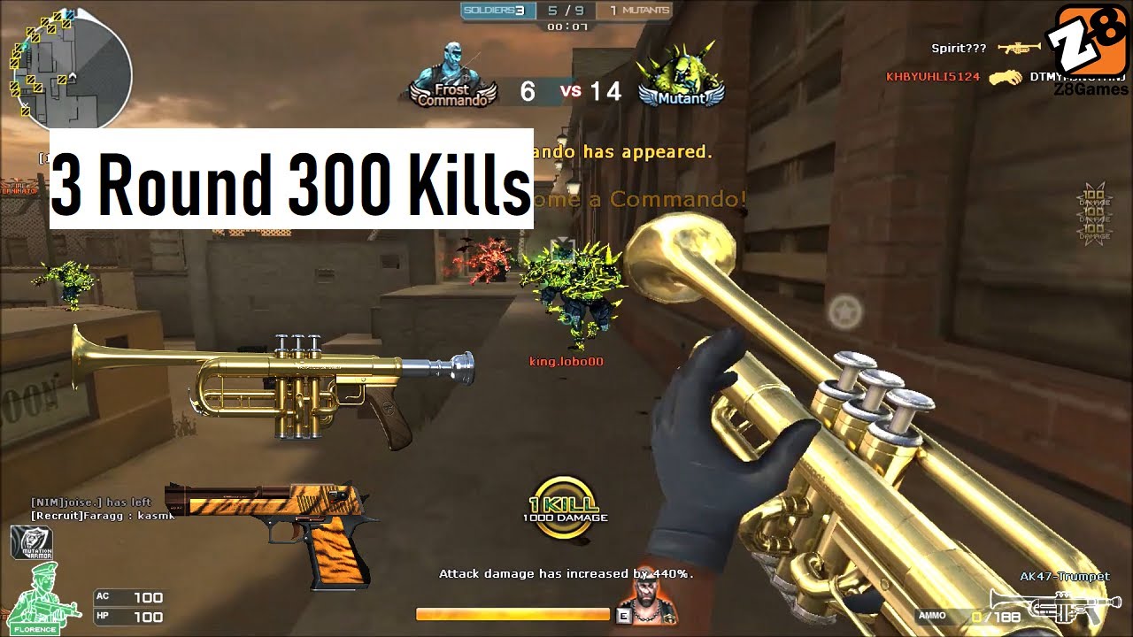 Crossfire NA 2.0 : AK47 Trumpet - Hero Mode X - Zombie v4 - YouTube