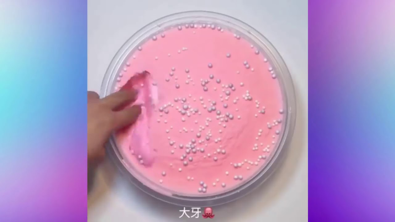 Relax play slime funny funny slime - YouTube