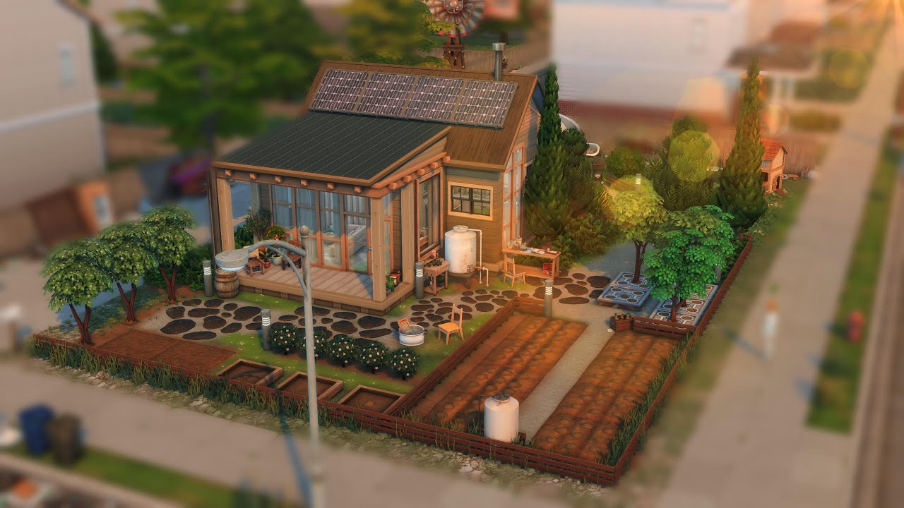 Eco Homestead ♻️| Sims 4 Speed build | No cc / #sims4 #thesims4 - YouTube