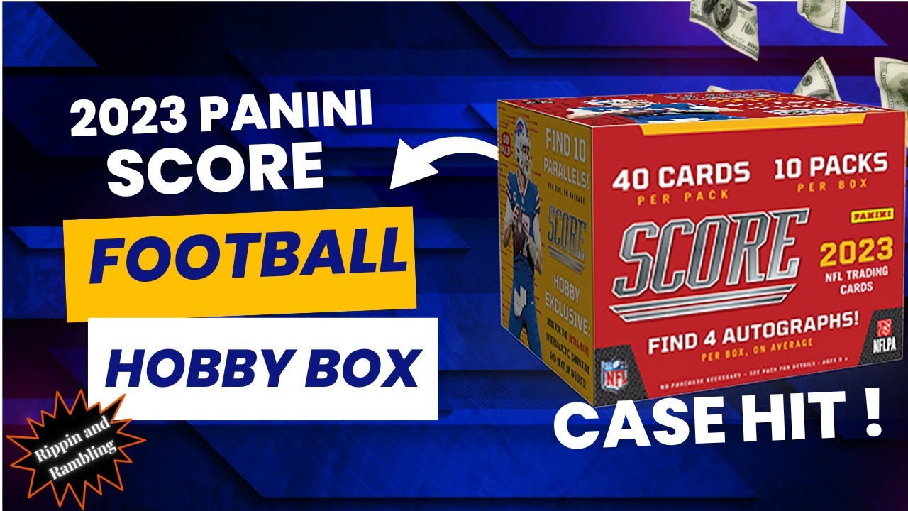 2023 Panini Score Hobby Box FIRST LOOK - YouTube