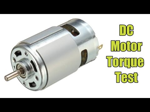 DC 12volt Motor Torque, Stall Current, Power Technical Testing Full ...