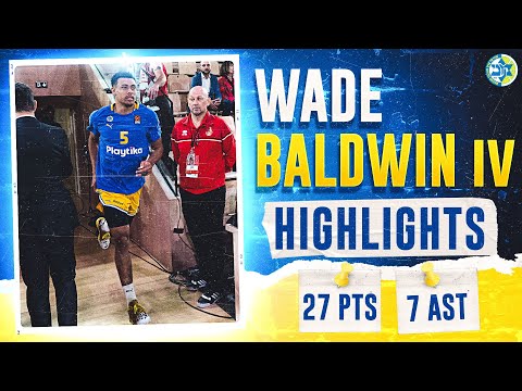 Highlights: Wade Baldwin IV scores 27 points in game 5 vs Monaco | ווייד בולדווין במשחק 5 במונאקו