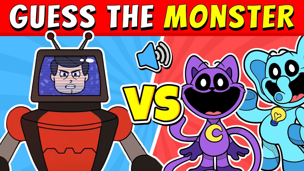 👀🔊Guess The MONSTERS (Smiling Critter) By BODY PART and VOICE (Poppy ...