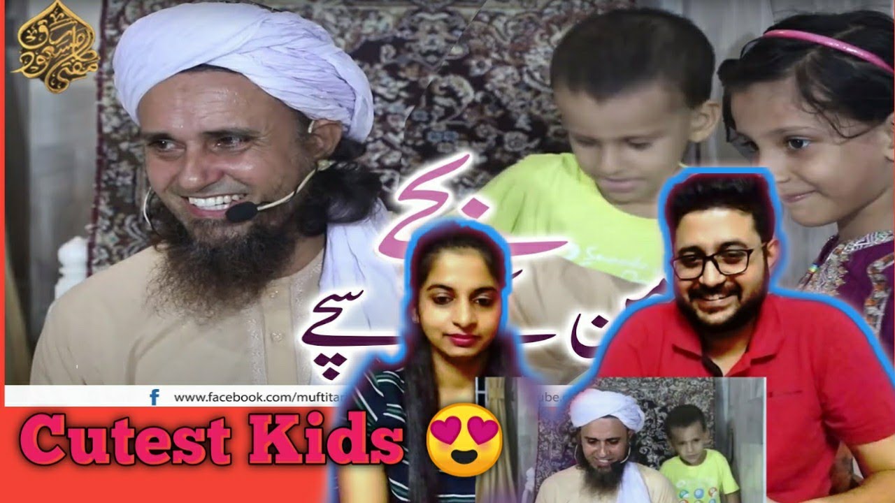 Mashallah Cute Kids of Mufti Tariq Masood Speech | Indian Reaction ...