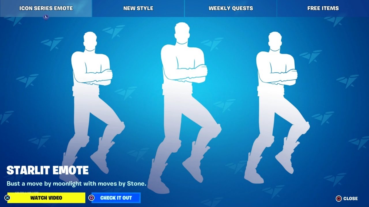 Fortnite | *NEW* STARLIT EMOTE (STURDY DANCE?) | NEW LEVEL UP QUEST ...