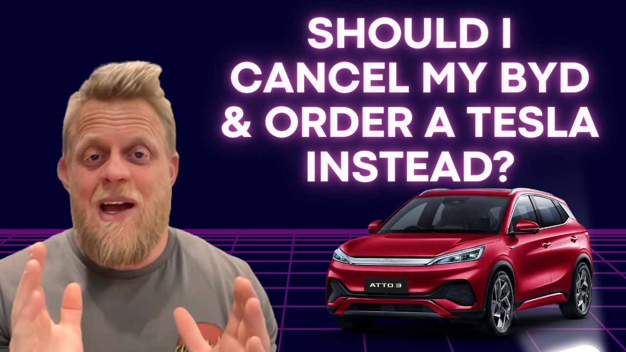 They're canceling BYD EV orders before delivery; ordering Model Y - YouTube