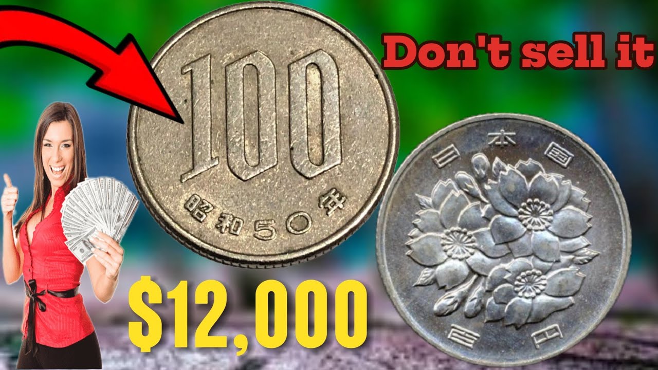 100 YEN COIN WORTH THOUSANDS! VALUABLE Japanese coin Finds - YouTube