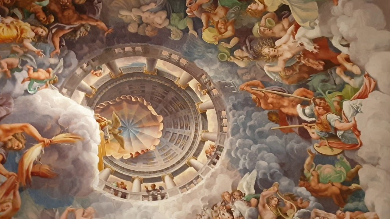 Camera dei giganti Palazzo di Te Mantua - YouTube
