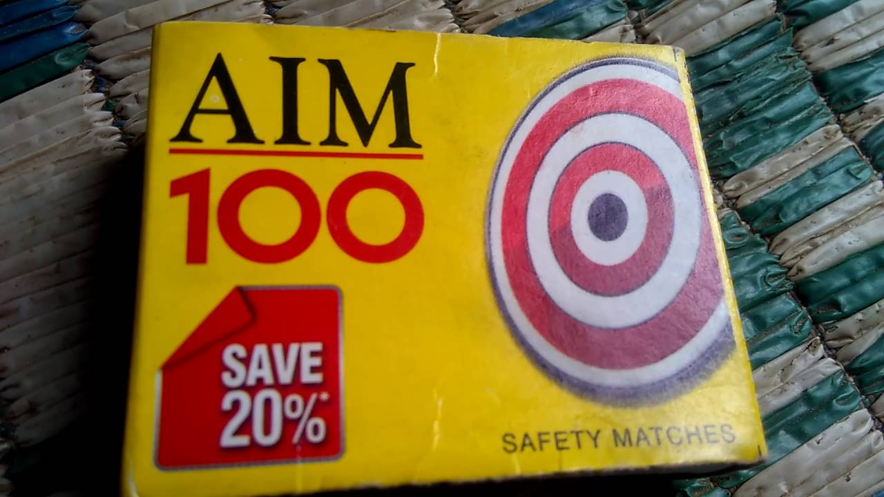 AIM 100- safety matches.. - YouTube