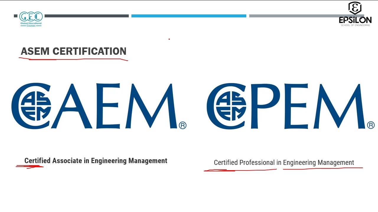 CPEM-Certified professional in engineering management - YouTube