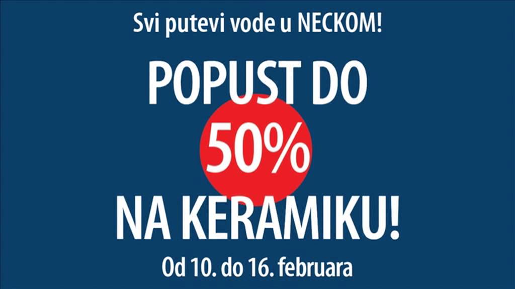 NECKOM POPUST NA KERAMIKU - YouTube
