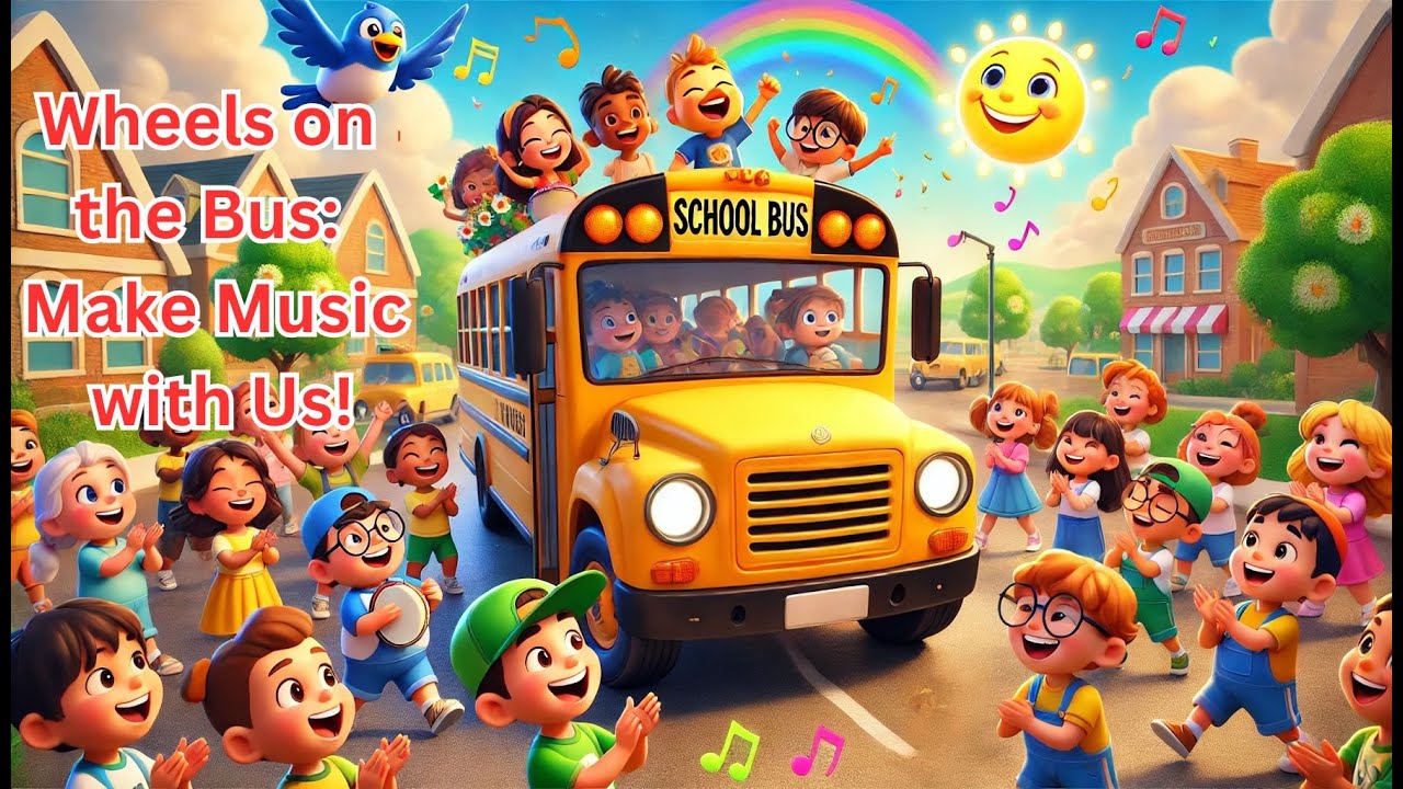 🎵 Wheels on the Bus - Fun Kids Song | Interactive Sing-Along | Learning ...