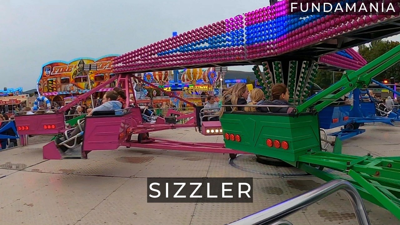Sizzler [Cassely] | Fundamania Fun Fair Belfast 2024 | OnRide POV - YouTube