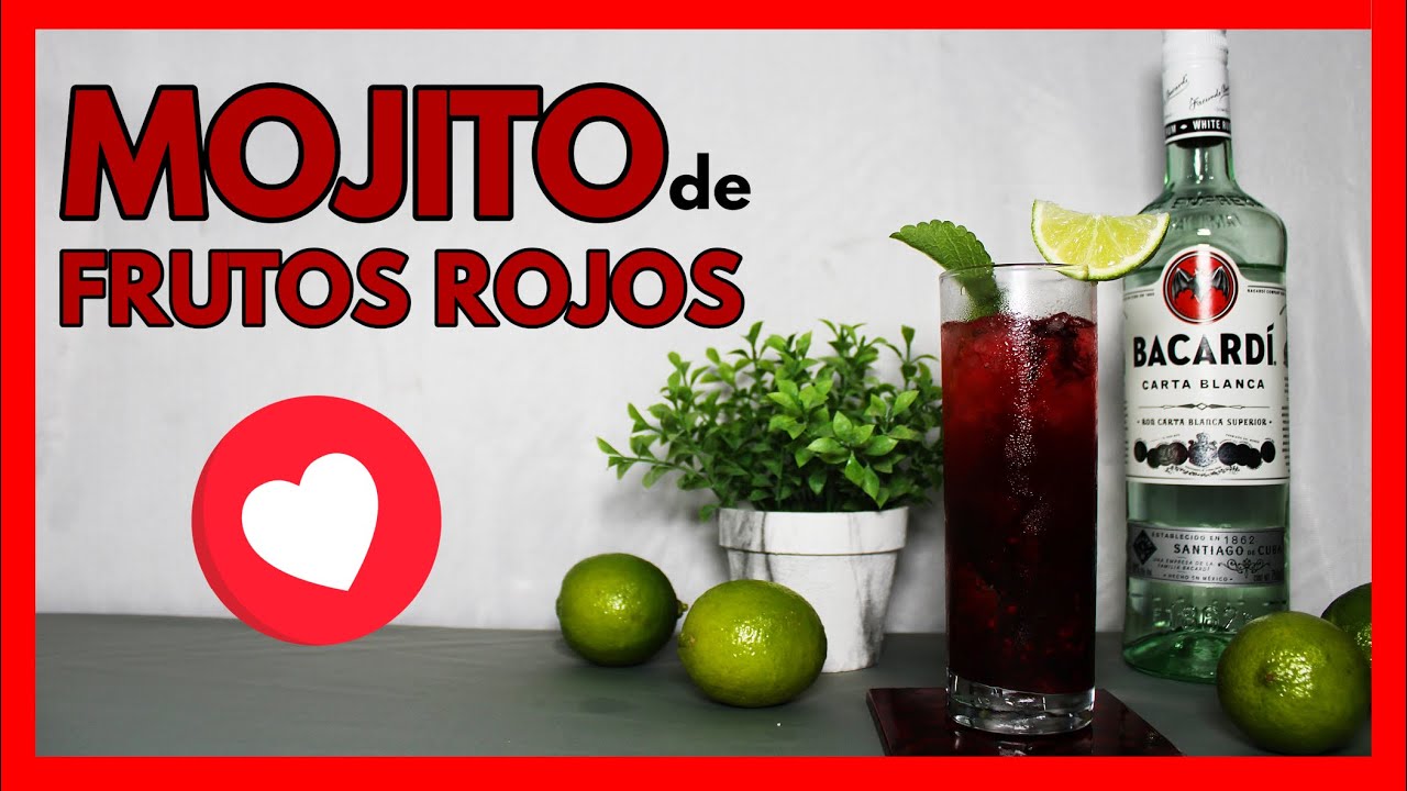 🔴 Cómo hacer un MOJITO de FRUTOS ROJOS 🔥 | Receta | Paso a Paso ...