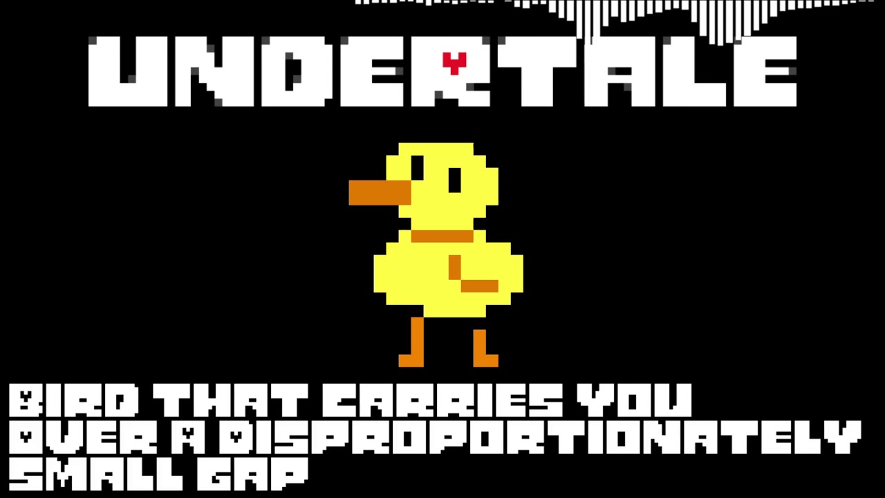 【Minecraft 音ブロック風】UNDERTALE「Bird That Carries You Over A ...
