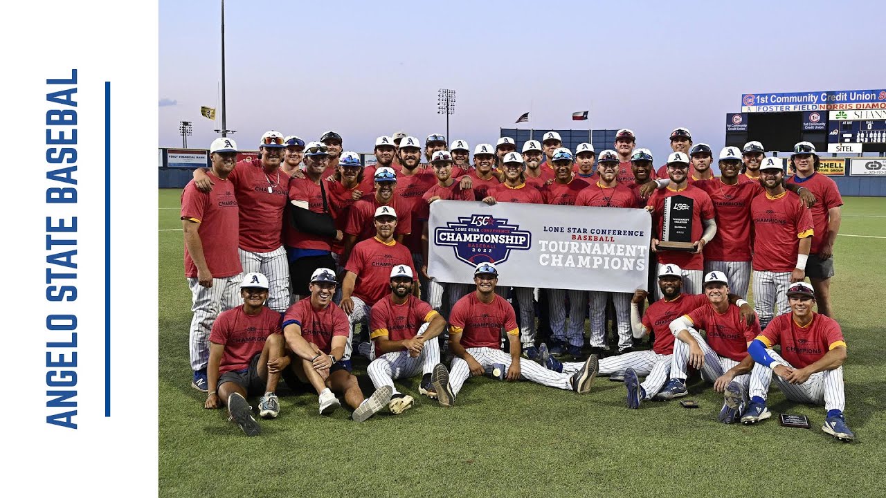 ANGELO STATE BASEBALL: LSC TOURNAMENT CHAMPIONS | Full Highlights | May ...