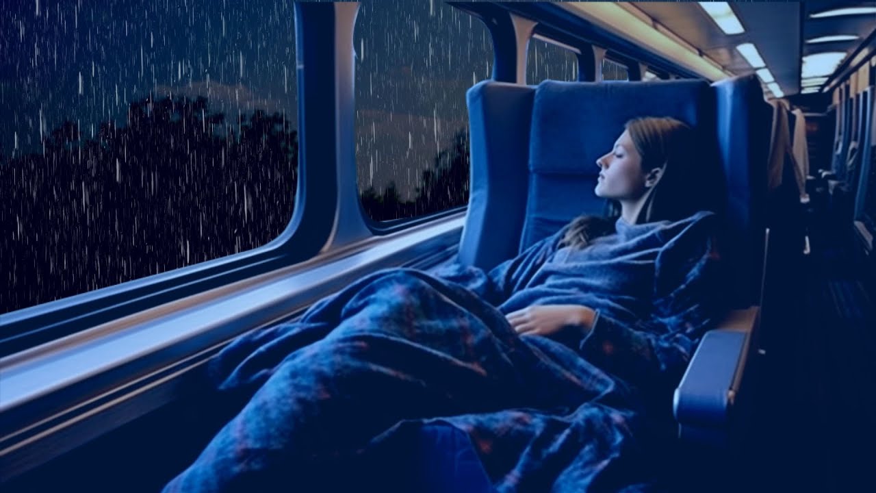 Stormy Night Train - Rain Sound Removes Stress For Good Sleep - YouTube
