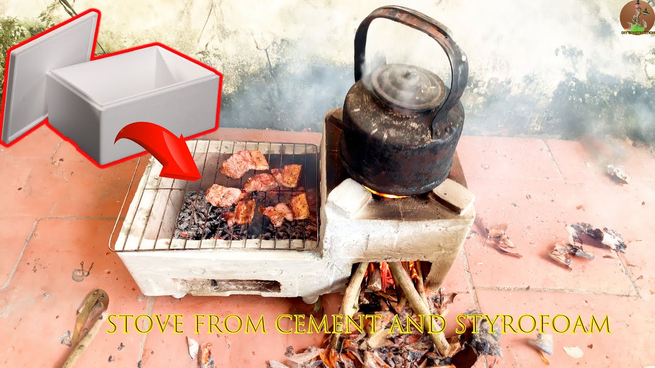 The Secret to Building an Amazing Stove from Cement and Styrofoam ...