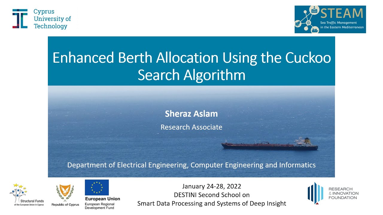 Presentation Integrated Berth Allocation Problem Using Cuckoo Search Algorithm At 2nd Destni