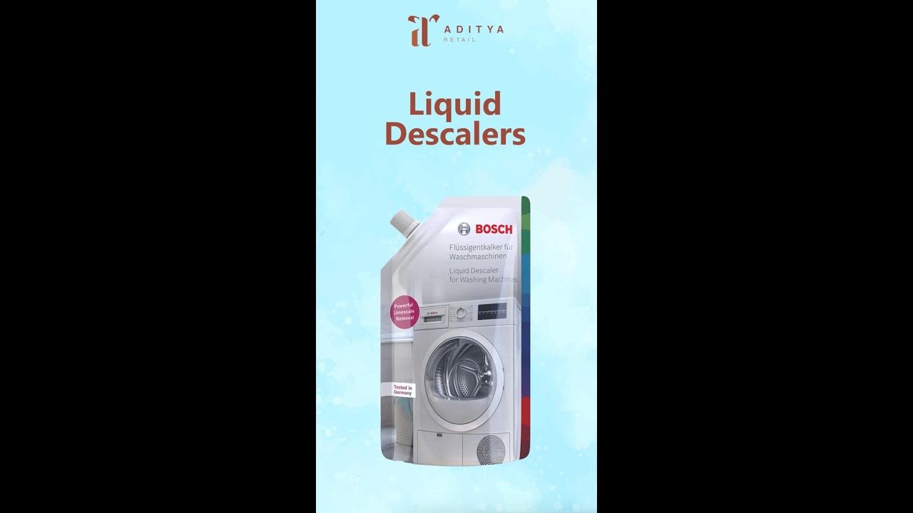 How to use Liquid Descaler for Washing Machines - YouTube