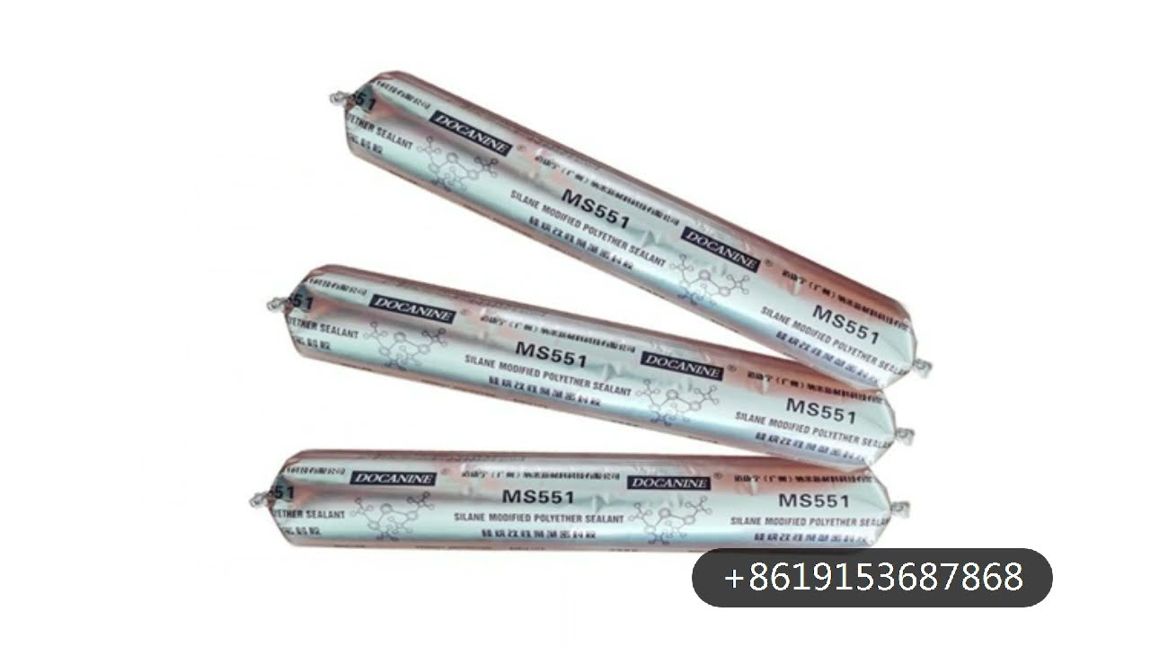 MS551 modified silane polymer sealant - YouTube