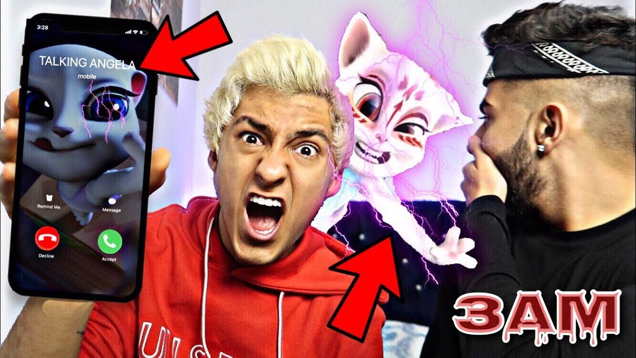 DO NOT PLAY TALKING ANGELA APP AT 3AM!! *OMG TALKING ANGELA CAME TO MT ...