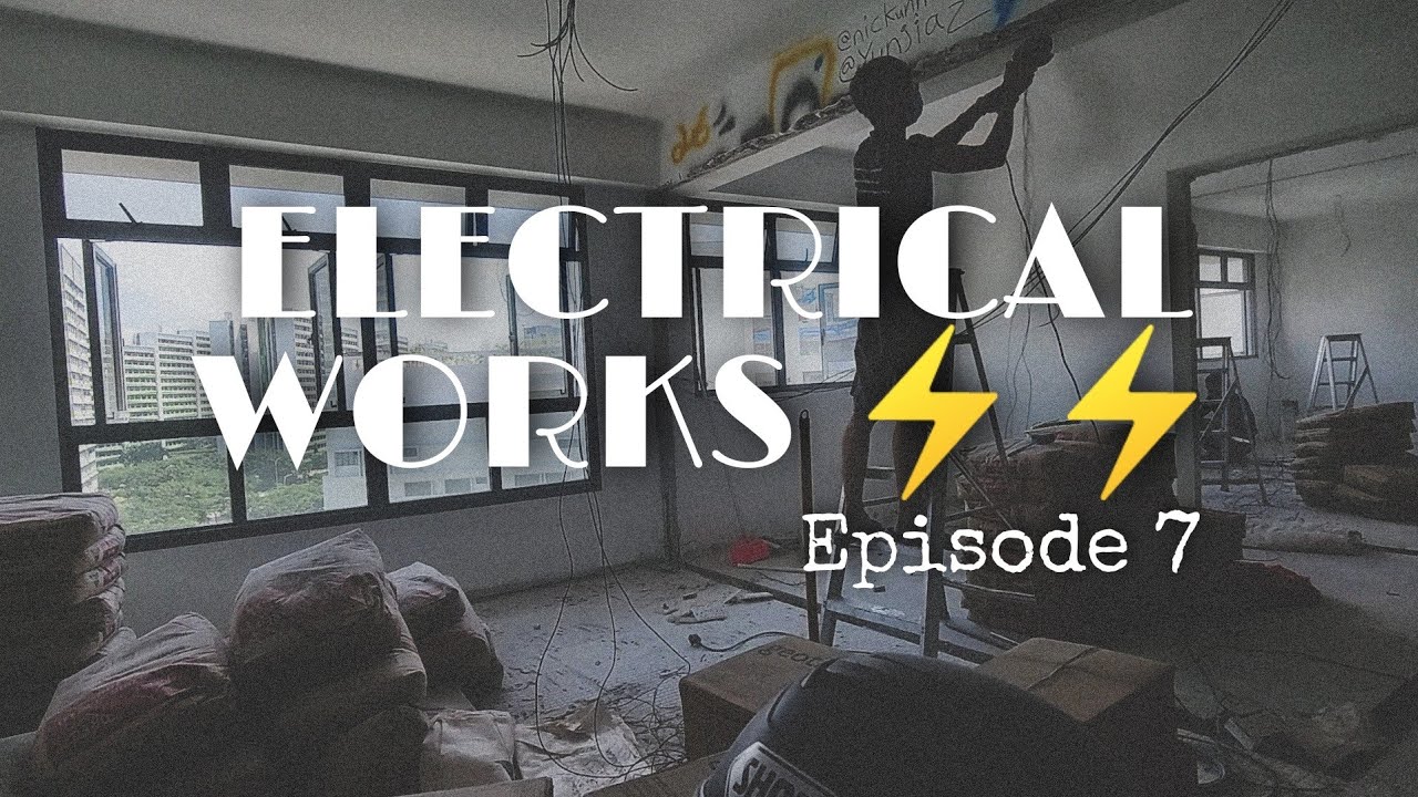 Electrical works ⚡⚡ | Singapore HDB 4 Room BTO Greenverge | Ep. 7 - YouTube