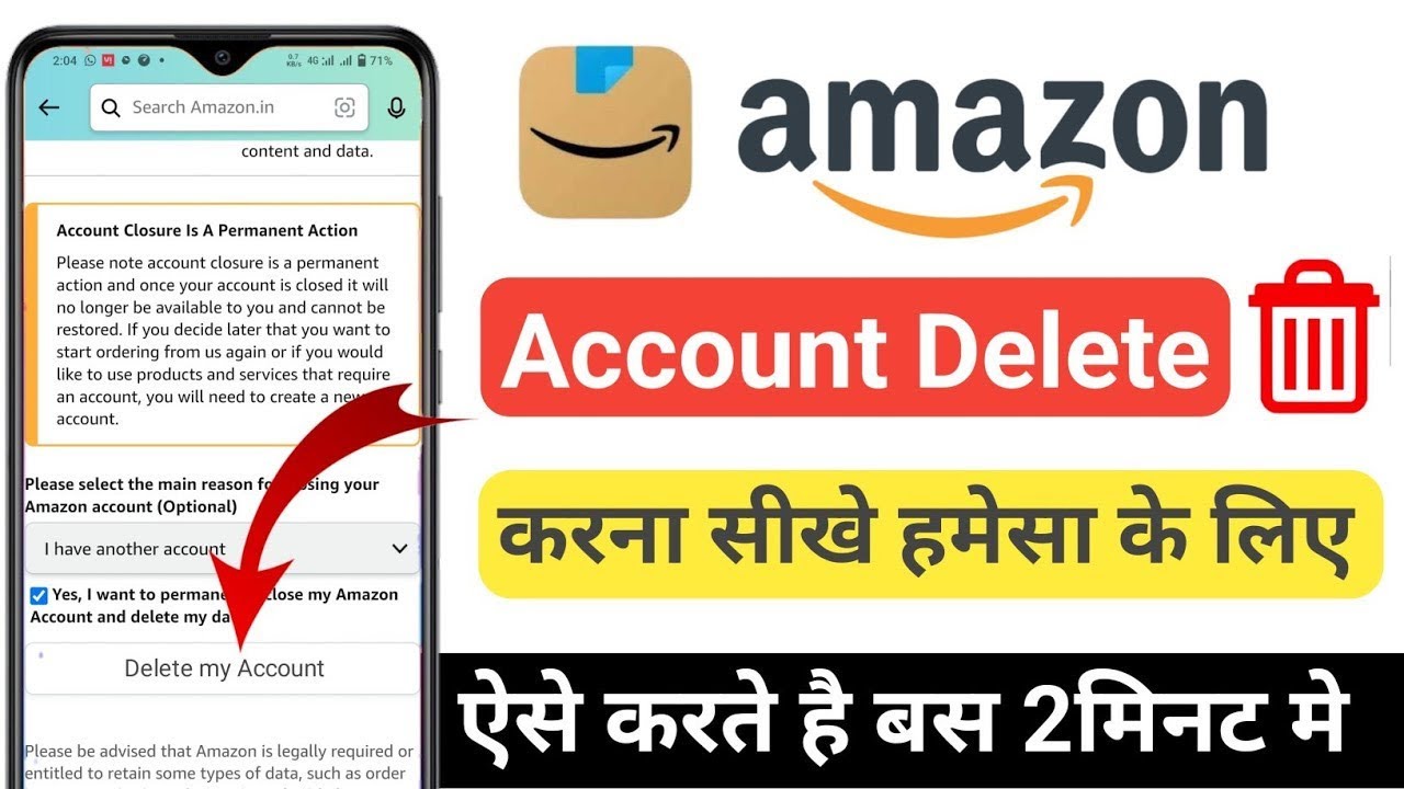 how to delete amazon account permanently | how to delete amazon account ...