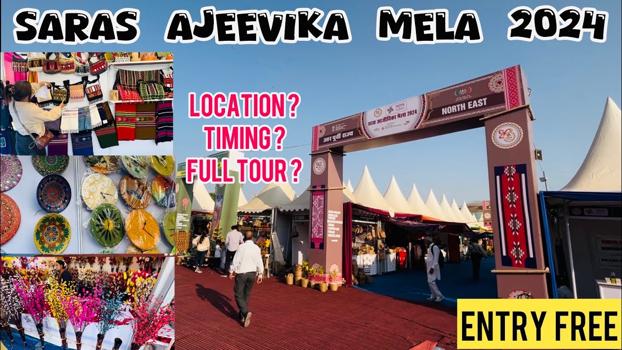 Saras Mela Gurgaon 13 oct to 29 oct 2024 | Saras AJEEVIKA Mela 2024 ...