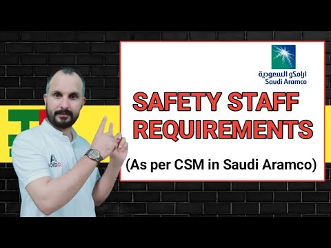 Safety Staff Requirements as per CSM (Construction Safety Manual) in ...