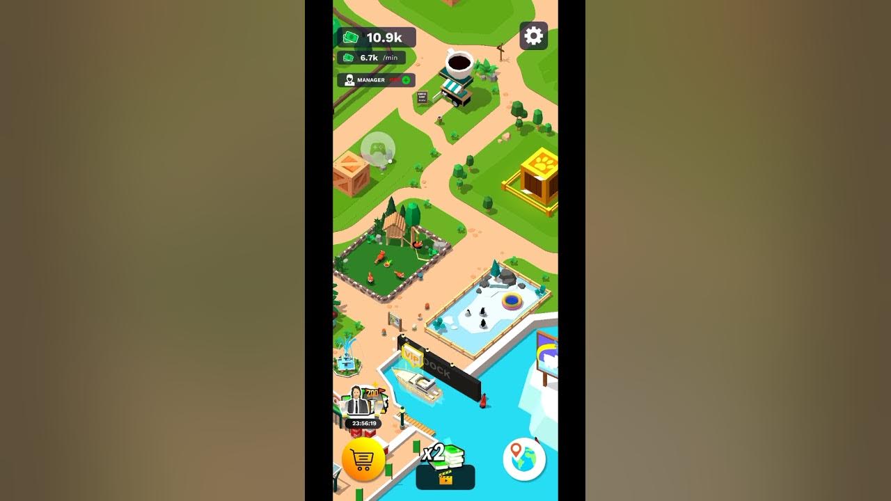 Idle Zoo Tycoon 3D - Animal Park Game - 2021-12-19 - YouTube