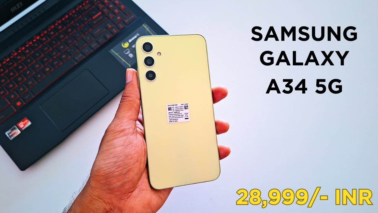 Samsung Galaxy A34 5G Unboxing and Review | IP67, Super AMOLED, Android ...