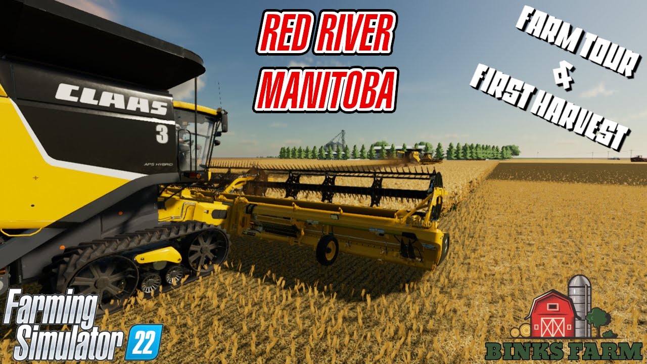 $10 MILLION DOLLAR CANADIAN FARM TOUR & FIRST HARVEST! | Red River ...