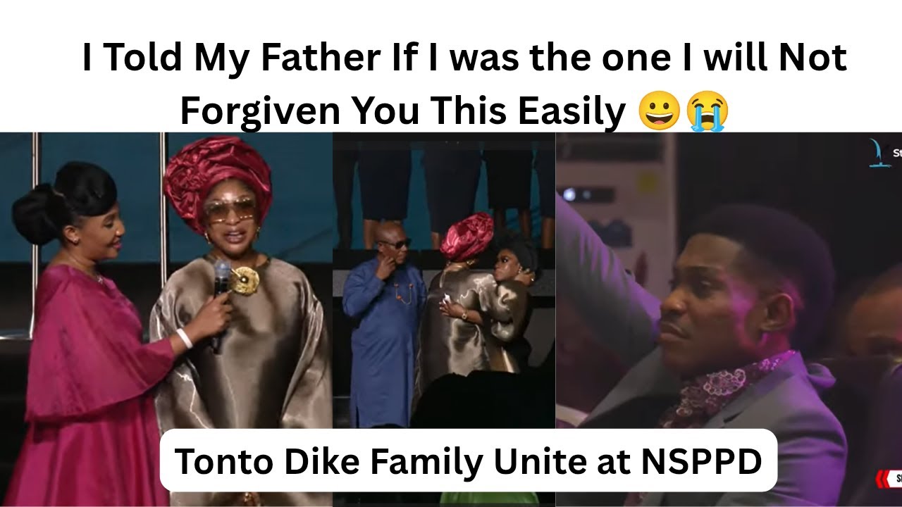 Tonto Dike Family Unite at NSPPD 😱😄 || Pastor Jerry Eze - YouTube