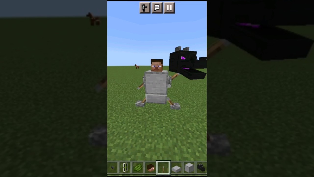 🔥 How to make a Steve robot in Minecraft viral TIK TOK HACK 🔥 || # ...