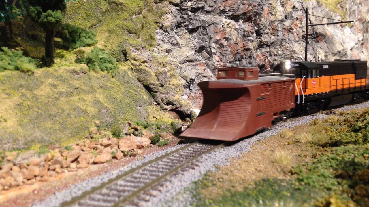 Canton Historical Society HO Trains Milwaukee Road Snow Plow Train ...