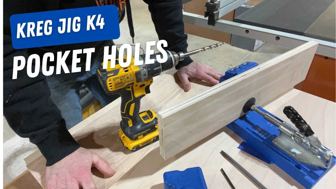 How To Use The Kreg Pocket Hole Jig K4 Kreg Jig K4 Master System