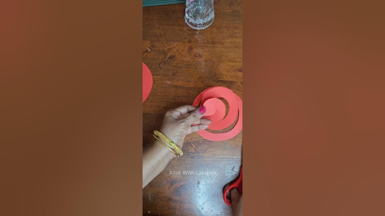 How To Make Quick and Easy Paper Flower l Paper Craft l DIY - YouTube