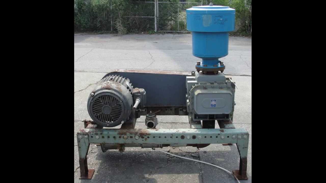 Dresser Roots Blower positive displacement blower - YouTube