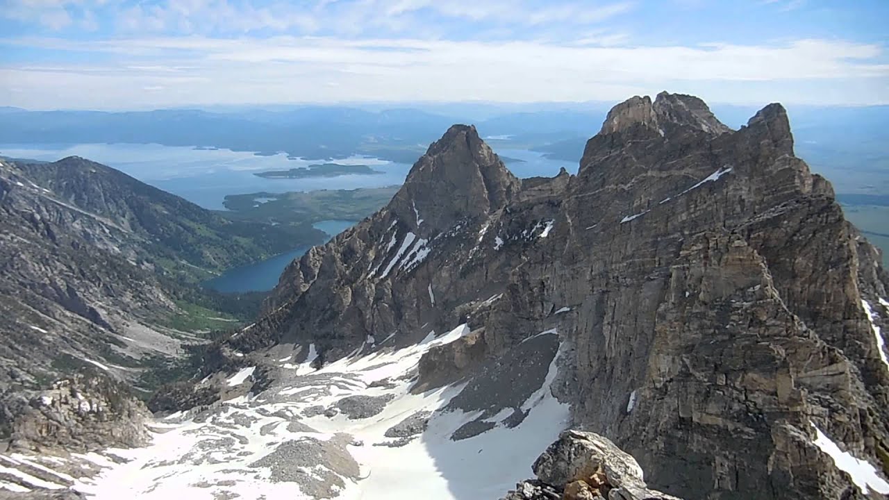 The Jaw summit, Hanging Canyon in Grand Teton National Park - YouTube