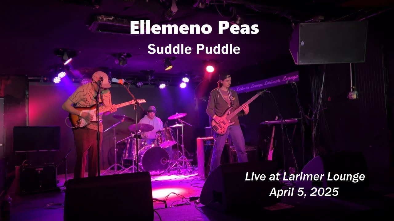 Ellemeno Peas | Suddle Puddle | Live at Larimer Lounge 4/5/2025 - YouTube