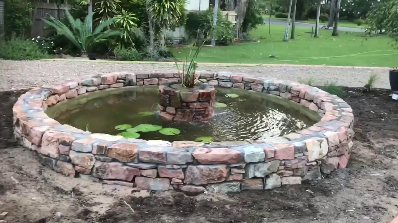 Stone pond - YouTube
