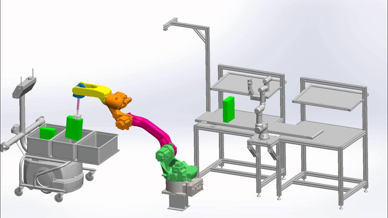 SOLIDWORKS Motion | Robotic arm simulation - YouTube