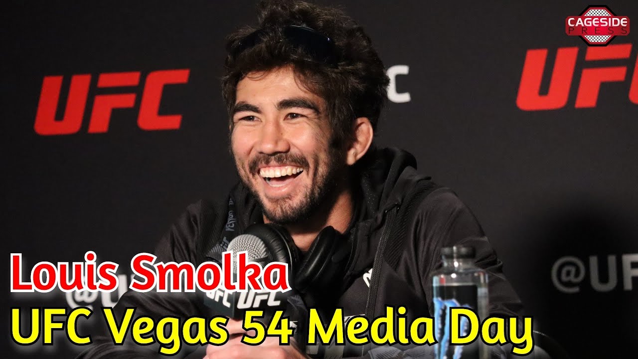 UFC Vegas 54 Media Day: Louis Smolka - YouTube