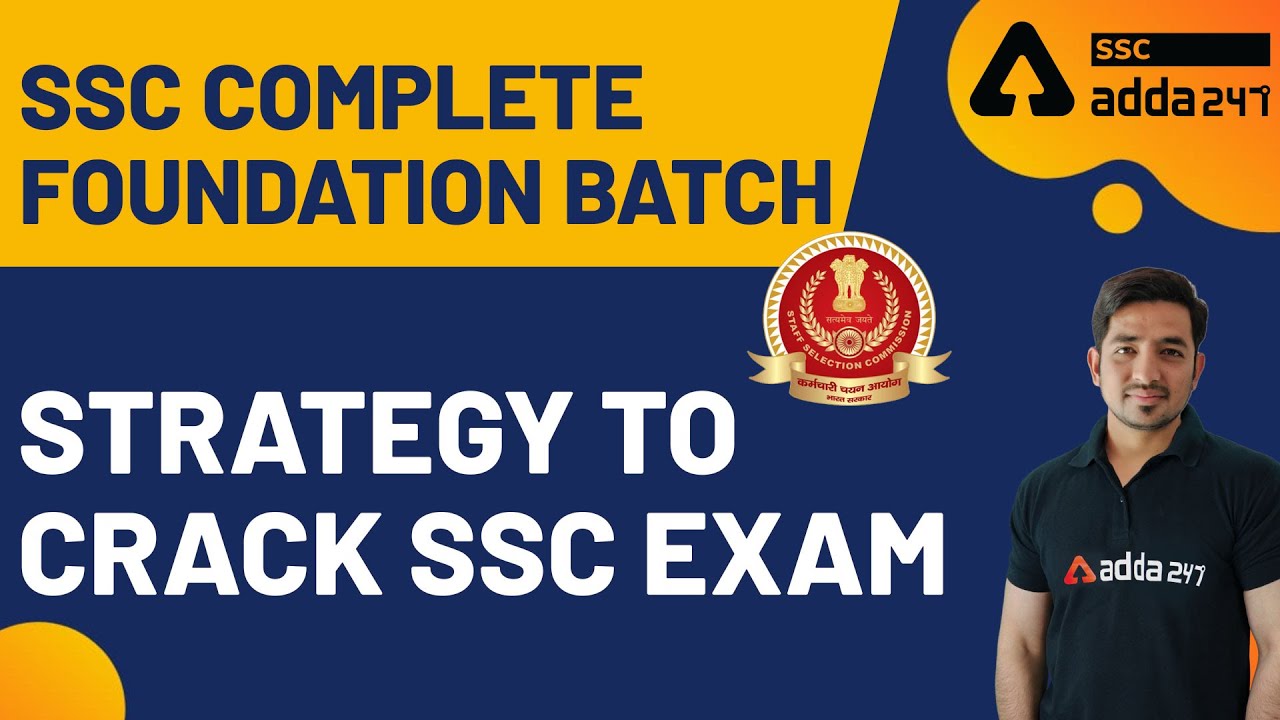 SSC Complete Foundation Batch | Strategy to Crack SSC Exam - YouTube