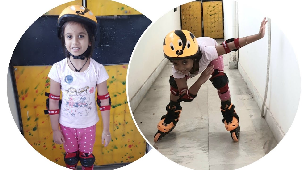 Skating ⛸ by our cute little princess| Lithika Fam - YouTube