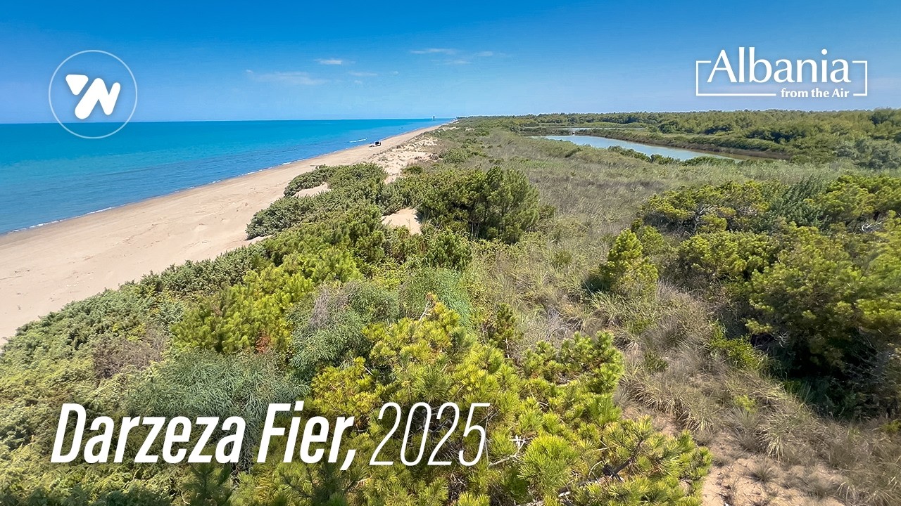 Darzeza Fier nga Ajri - Darzeza Fier from the Air - Video 4K (20.07. ...