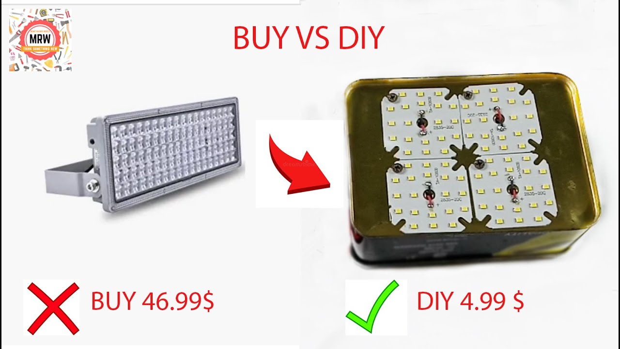 MAKE YOUR OWN 100W LED LIGHT || BUY VS DIY || MUMIT RAHIM'S WORLD ...
