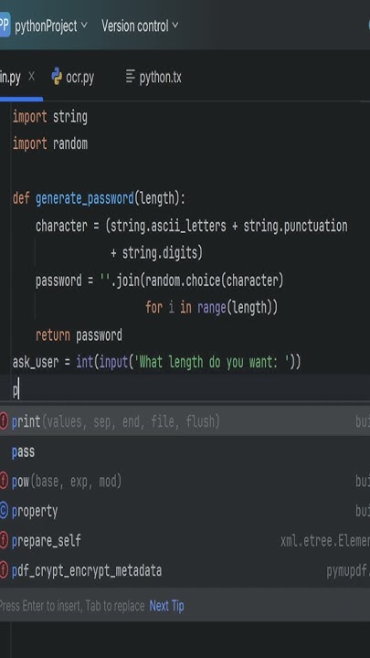 🔑 Python Password Generator – Create Secure Passwords in Seconds! - YouTube